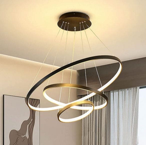 Lampadario dal design moderno con luci a LED – Gmk Design